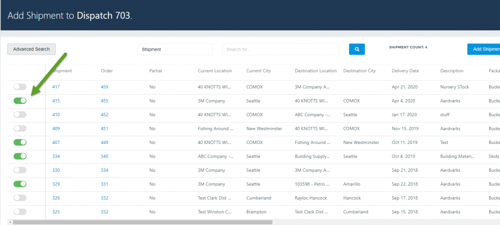 Advanced Orders & Dispatching