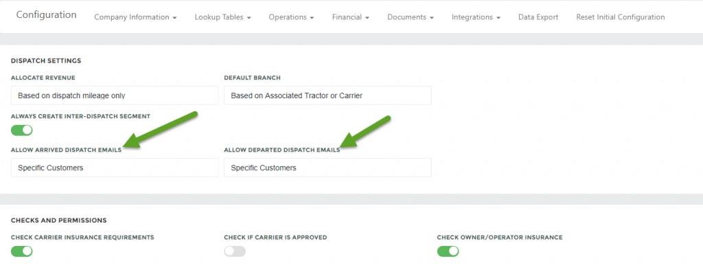 Advanced Orders & Dispatching