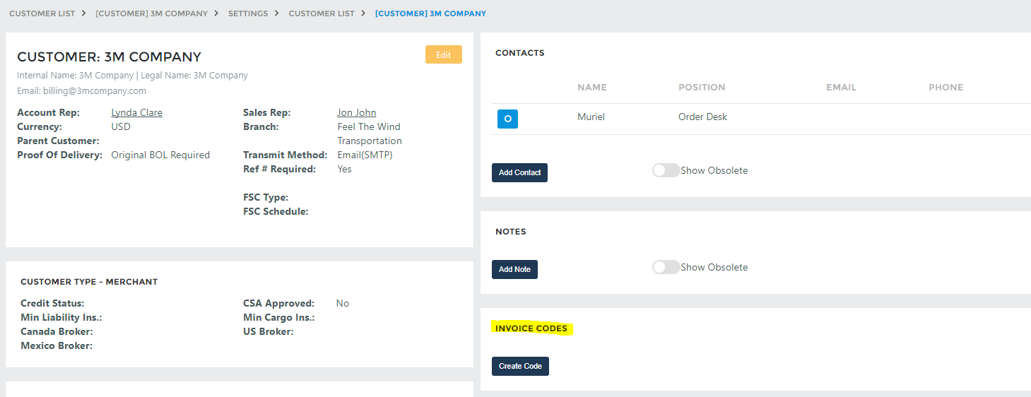Setting Up and Using Batch Invoice Codes