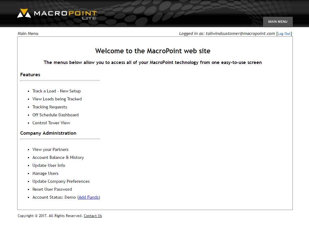 MacroPoint Integration & Tracking